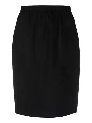 Givenchy 1980s High-waist Straight Skirt - Black