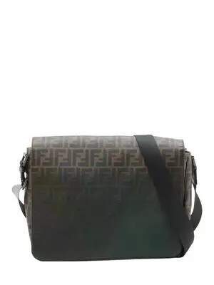 Fendi Zucca-pattern Messenger Bag - Brown