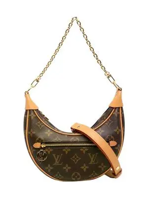 LOUIS VUITTON Monogram Loop Satchel - Brown