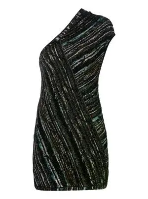 Missoni 2000s Metallic One-shoulder Top - Black