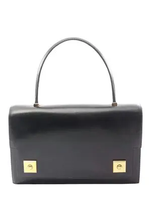 Hermès 1984 Box Calf Piano Handbag - Black