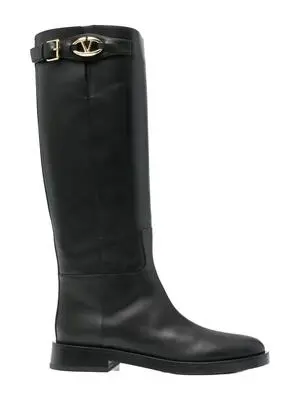 Valentino Garavani Vlogo Signature Boots - Black