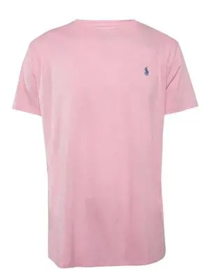 Polo Ralph Lauren Embroidered-logo T-shirt Pink