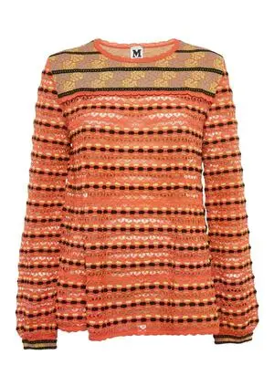 Missoni Striped Top - Orange