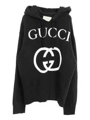 Gucci 2010s Logo-print Hoodie - Black