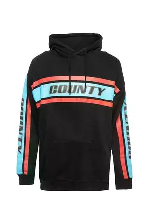COUNTY OF MILAN 2024 Logo-print Hoodie - Black
