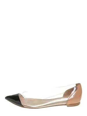 GIANVITO ROSSI Plexi Ballerina Flats - Black