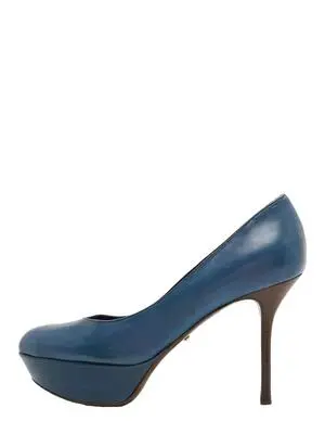 SERGIO ROSSI 120mm Platform Pumps - Blue