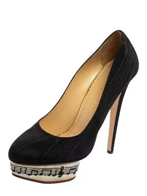CHARLOTTE OLYMPIA 150mm Dolly Heeled Pumps - Black
