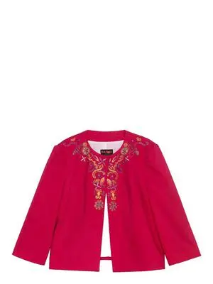 Christian Lacroix 1990s Embroidered Jacket - Pink