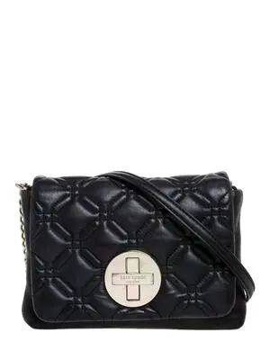Kate Spade New York Quilted Leather Shoulder Bag - Black