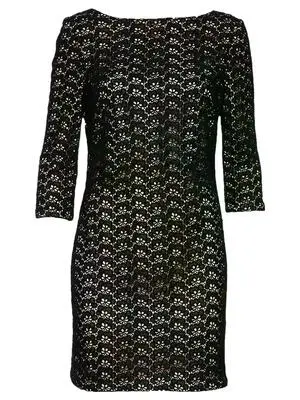 Diane Von Furstenberg Lace Dress - Black