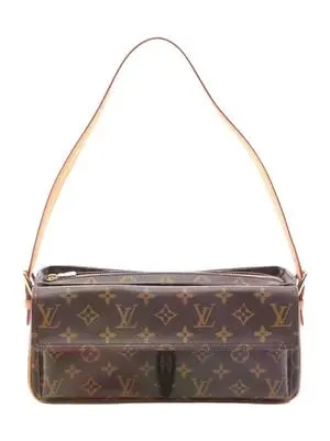 LOUIS VUITTON 2003 Vivacite Mm Monogram Shoulder Bag - Brown