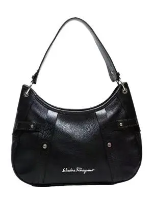 FERRAGAMO 2015-2024 Leather Shoulder Bag - Black