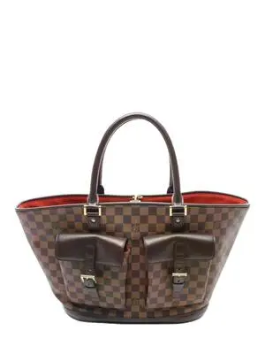 LOUIS VUITTON 2003 Damier Ebene Handbag - Brown