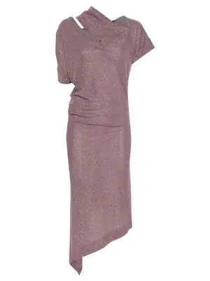 VIVIENNE WESTWOOD Asymmetric Midi Dress - Pink