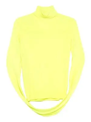 MAISON MARGIELA 1990s Turtleneck Sweater - Yellow