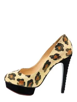 CHARLOTTE OLYMPIA 140mm Dolly Pumps - Gold