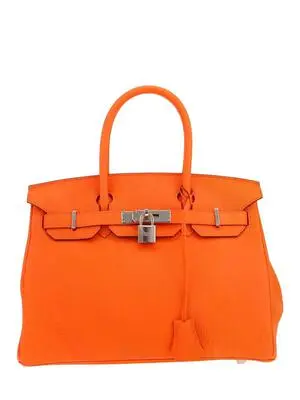 Hermès Birkin 30 Handbag - Orange
