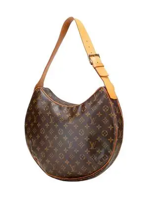 LOUIS VUITTON 2003 Monogram Croissant Gm Hobo Bag - Brown