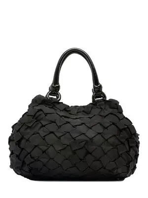 Prada 2013-2025 Tessuto Weave Tote Bag - Black