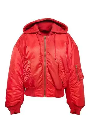 Vetements Hooded Bomber Jacket - Red