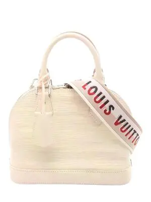 LOUIS VUITTON 2021 Alma Bb Handbag - White