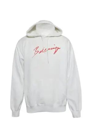 Balenciaga 2019 Logo-print Hoodie - Grey