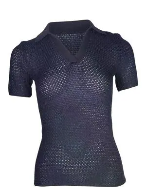 DION LEE Basket-Weave Top
