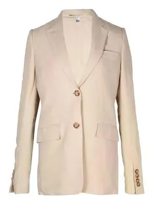 Burberry Single-breasted Blazer - Neutrals