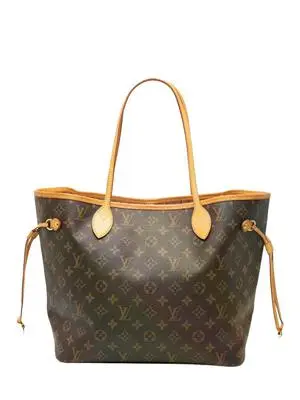 LOUIS VUITTON 2008 Monogram Neverfull Mm Tote Bag - Brown