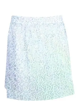 Stine Goya Sequin Mini Skirt - Silver