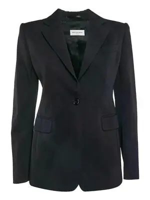Dries Van Noten Single-breasted Wool Blazer - Black