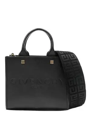 Givenchy Embossed-logo Leather Mini Bag - Black