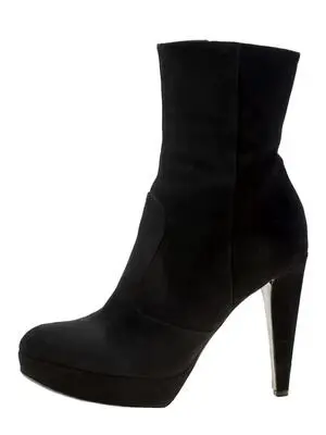 SERGIO ROSSI 110mm Platform Boots - Black