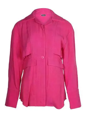 Jacquemus La Chemise Layered Button-down Shirt - Pink