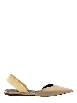 Proenza Schouler Pointed-toe Slingback Flats - Neutrals