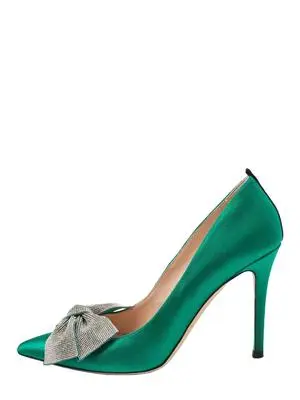 Sjp By Sarah Jessica Parker 100mm Satin Pumps - Green