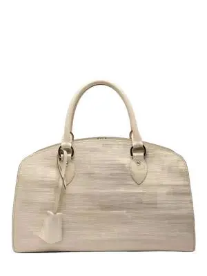 LOUIS VUITTON 2009 Epi Pont Neuf Pm Handbag - White