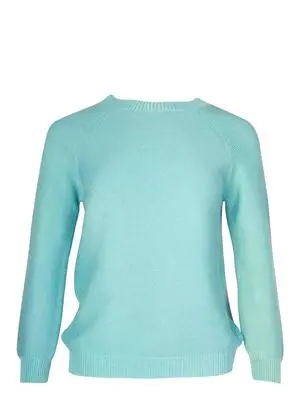 Max Mara Crew-neck Knitted Sweater - Blue