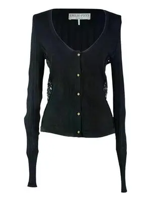 Emilio Pucci Button-fastening Cardigan - Black