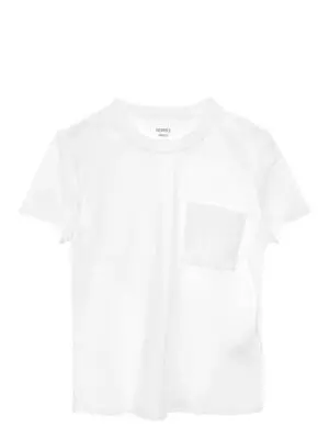 Hermès 2020s Mosaique Embroidered T-shirt - White