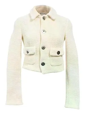 Bottega Veneta Knitted Button-down Jacket - Neutrals