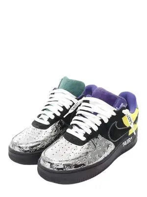 LOUIS VUITTON PRE-OWNED X Nike Air Force 1 Monogram Sneakers - Silver