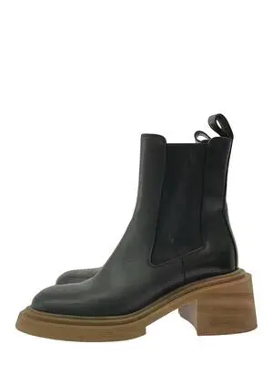 Loewe Leather Chelsea Boots - Black