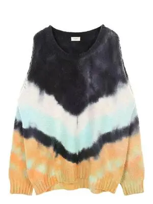 Celine 2010s Tie-dye Sweater - Black