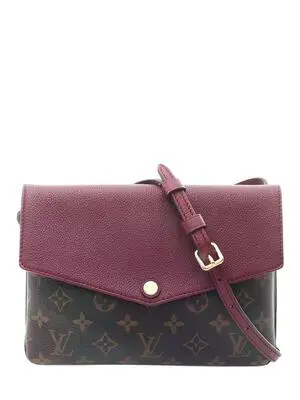 LOUIS VUITTON 2015 Twice Twinset Monogram Oror Shoulder Bag - Brown