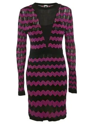 Missoni Chevron Knit Dress - Pink