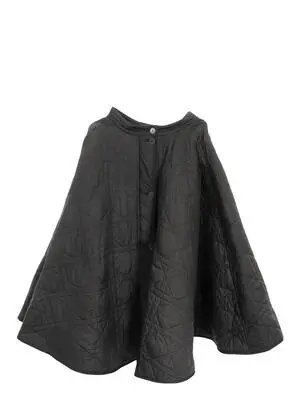 Dior 2010s Quilted Midi Skirt - Black