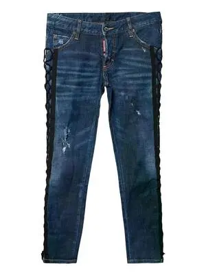 DSQUARED2 Lace-Detail Jeans